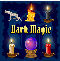 Magic ice ball isolated Royalty Free Vector Image