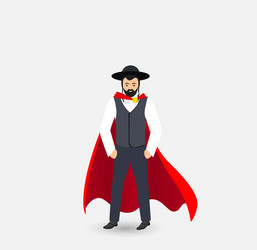 Jew man character Royalty Free Vector Image - VectorStock