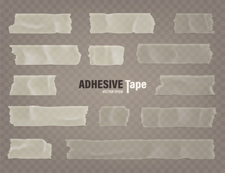 Realistic sticky tape with shadow Royalty Free Vector Image