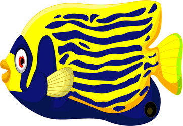 Angel fish cartoon Royalty Free Vector Image - VectorStock