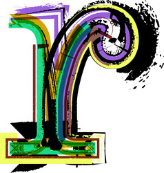 Graffiti Letter R Lowercase