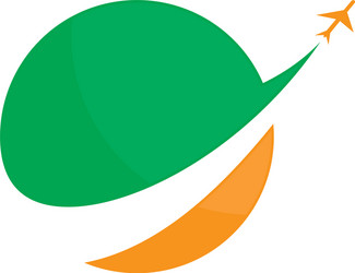 Circle wifi and click logo combination Royalty Free Vector