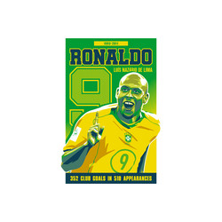 Cristiano ronaldo silhouette black edition Vector Image