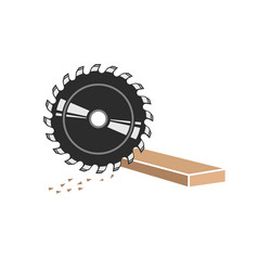 Rotating circular saw blade design Royalty Free Vector Image