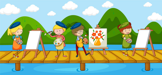 Artist Cartoon Vector Images (over 170,000)