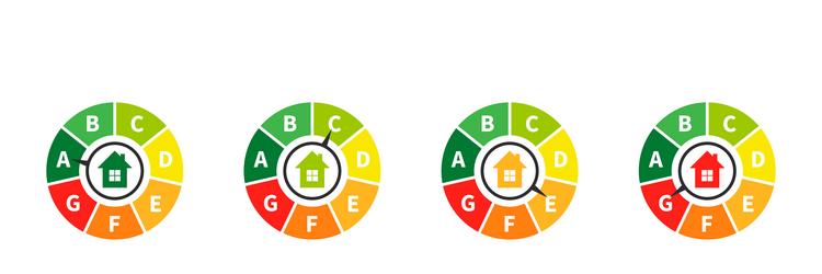 Energy efficiency arrows home appliances Vector Image