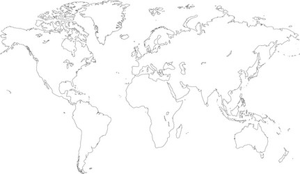 Detailed high resolution accurate map Royalty Free Vector