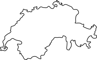 Switzerland Black Map Vector Images (over 410)