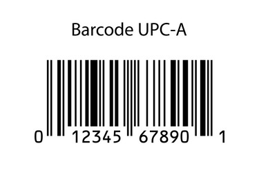 Code 39 barcode isolated on white background Vector Image