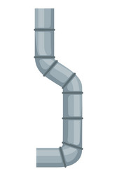 Ventilation pipe vent system element isolated Vector Image