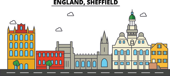 Sheffield Skyline Vector Images (over 150)