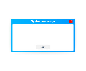 Critical error message retro operating system Vector Image