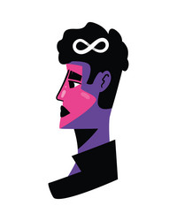 Obsessive compulsive disorder ocd sign Royalty Free Vector