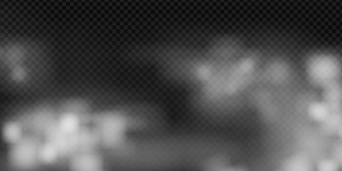 Fog smoke white smog clouds Royalty Free Vector Image