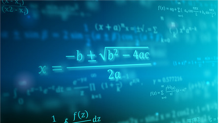 Science background with formulas Royalty Free Vector Image