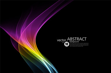 Colorful abstract notes music background Vector Image