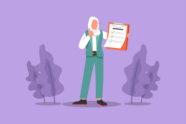 Cartoon flat style drawing hand holding Royalty Free Vector