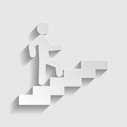 Going and walking man woman character stepping Vector Image