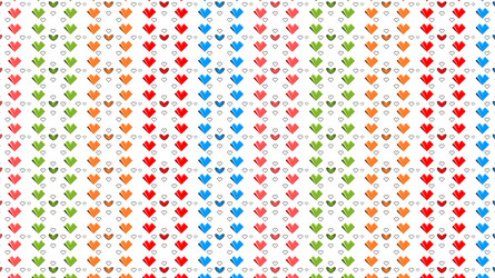 Background with love pattern Royalty Free Vector Image