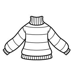 Sweater Coloring Page