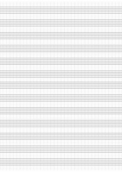 Graph paper printable grid paper with stave Vector Image