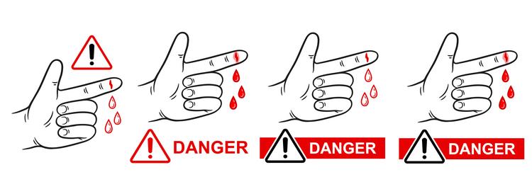 Cut Warning Vector Images (over 9,300)