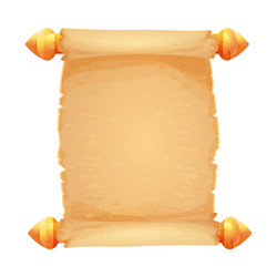 Gold shiny scroll Royalty Free Vector Image - VectorStock