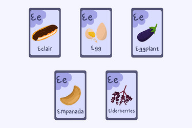 Egg Flashcard Vector Images (over 100)