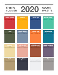 White color shades swatches palette with names Vector Image