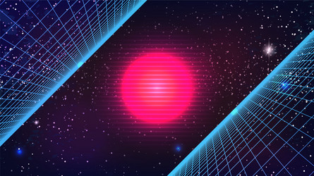 Retro Synthwave Sun Vector Images (over 950)