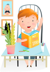 Do Homework Cartoon Vector Images (over 620)
