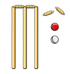 Cricket Stumps Vector Images (over 2,200)