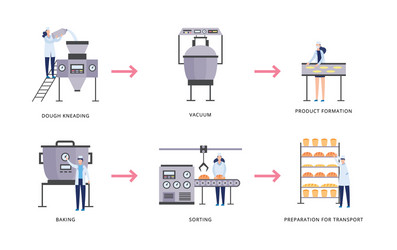 Bakery Production Process Vector Images (over 790)