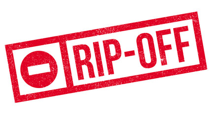 Rip-off rubber stamp Royalty Free Vector Image