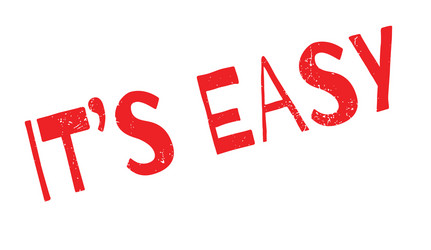 It s easy rubber stamp Royalty Free Vector Image
