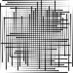 Random lines grid mesh matrix grille grating Vector Image