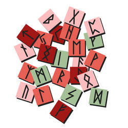 Runa fehu ancient norse runic alphabet Royalty Free Vector