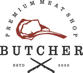 Bbq barbecue logo design simple minimalist Vector Image