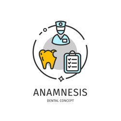 Healthy teeth icon dental care logo concept Vector Image