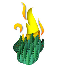 Paper Craft Fire Vector Images (over 330)
