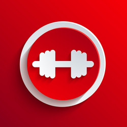 Red circle icon eps10 Royalty Free Vector Image