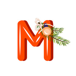 Letter M Christmas Vector Images (over 130)