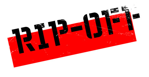 Rip-off rubber stamp Royalty Free Vector Image