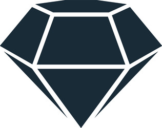 Diamond icon logo template design Royalty Free Vector Image
