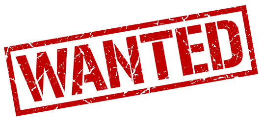 Wanted stamp Royalty Free Vector Image - VectorStock