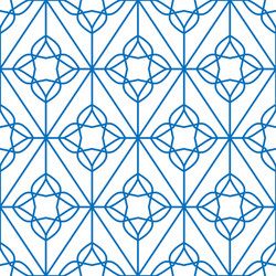 Geometric islamic stars seamless pattern Vector Image