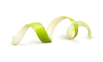 Green apple peel Royalty Free Vector Image - VectorStock