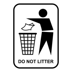Trash Dont Sign Vector Images (over 150)