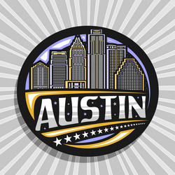 Logo for austin Royalty Free Vector Image - VectorStock