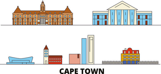 Cape Town Map Silhouette Vector Images (over 180)